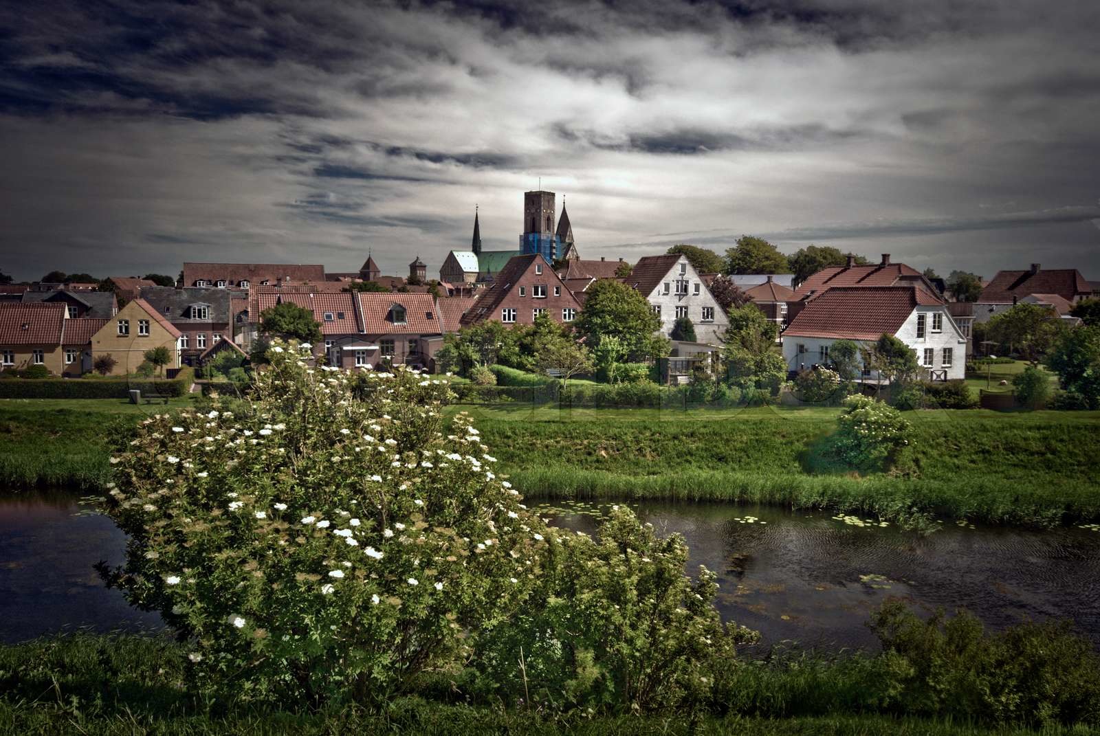 Ribe Skyline | Stock image | Colourbox