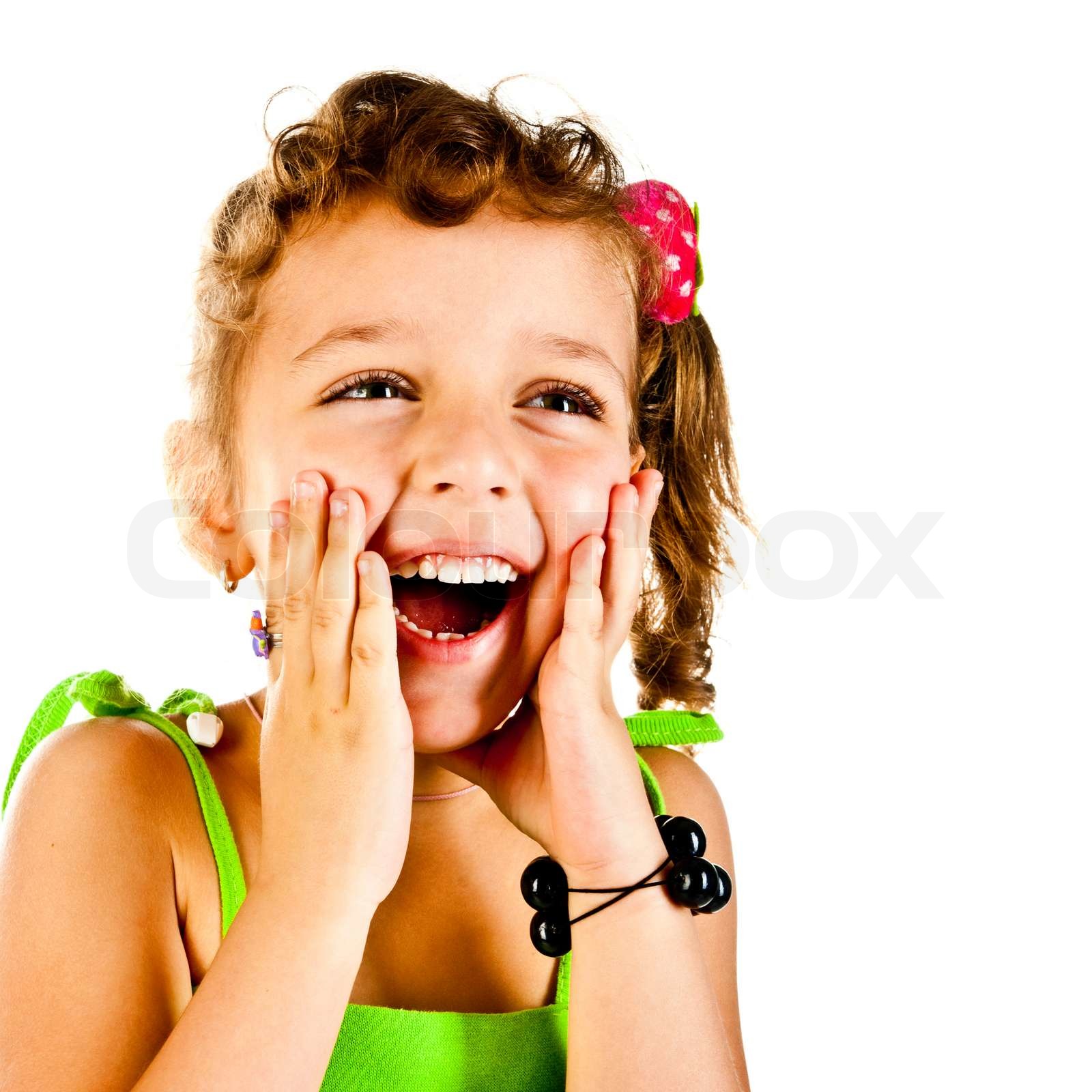 surprised girl | Stock image | Colourbox