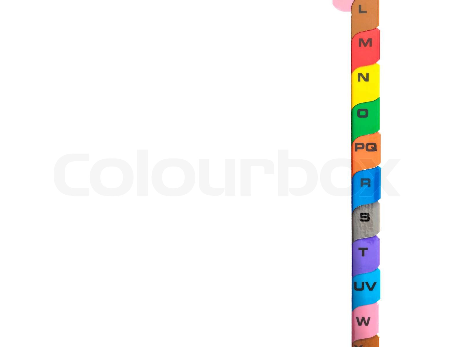 File Dividers | Stock image | Colourbox