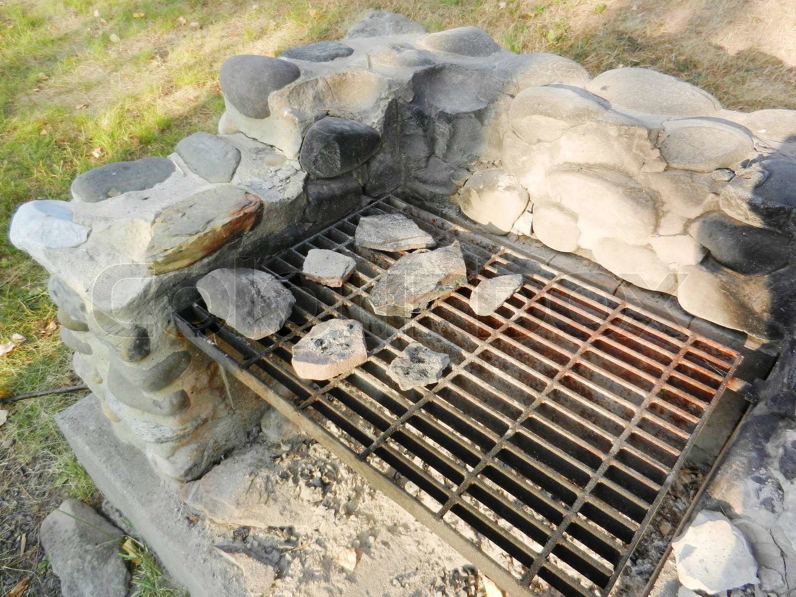 stone barbecue | Stock image | Colourbox