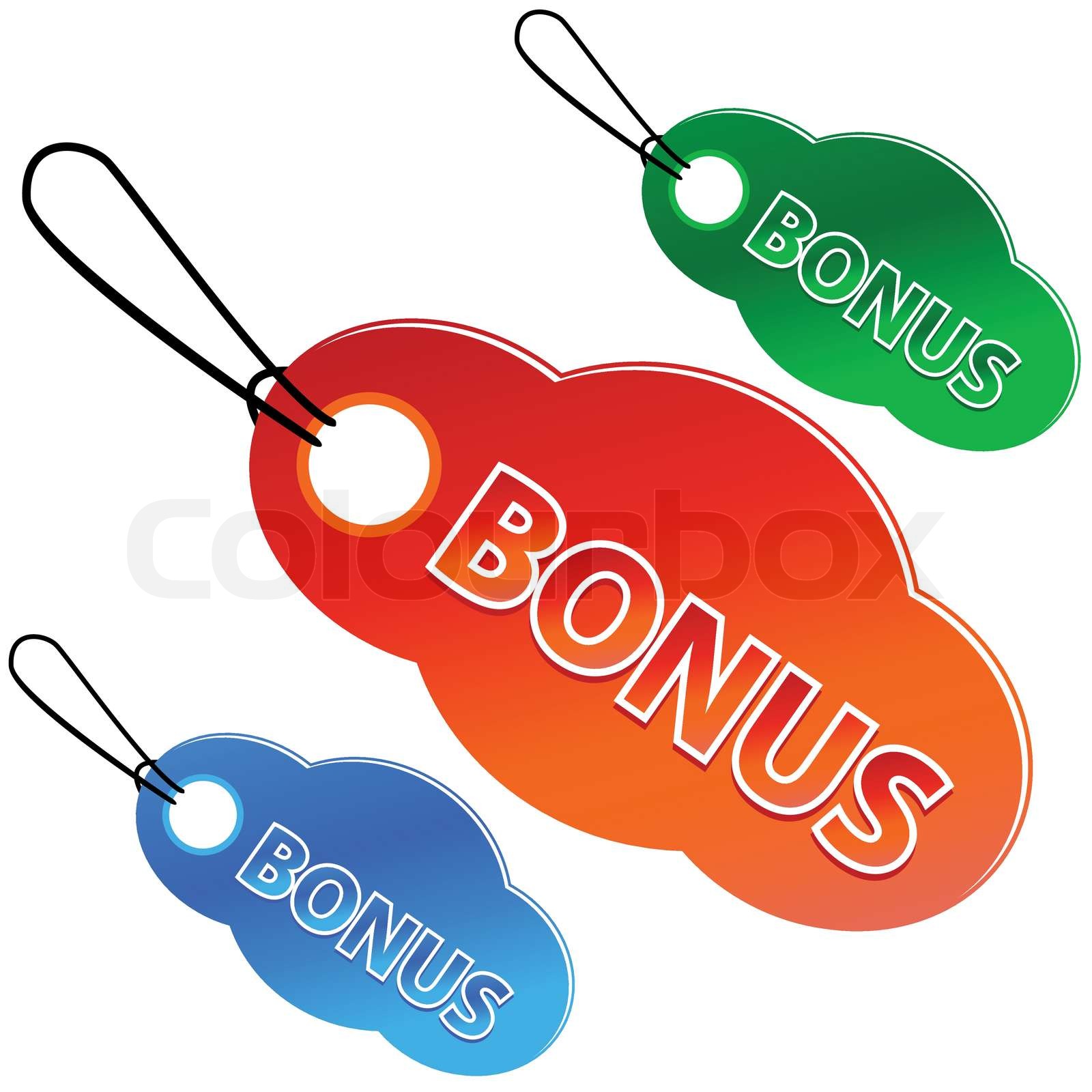 Bonus tags with price list | Stock vector | Colourbox