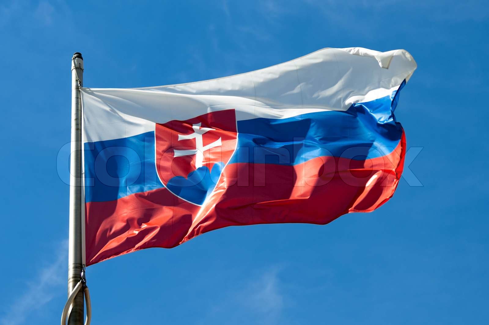 Flagge der Slowakei | Stock Bild | Colourbox