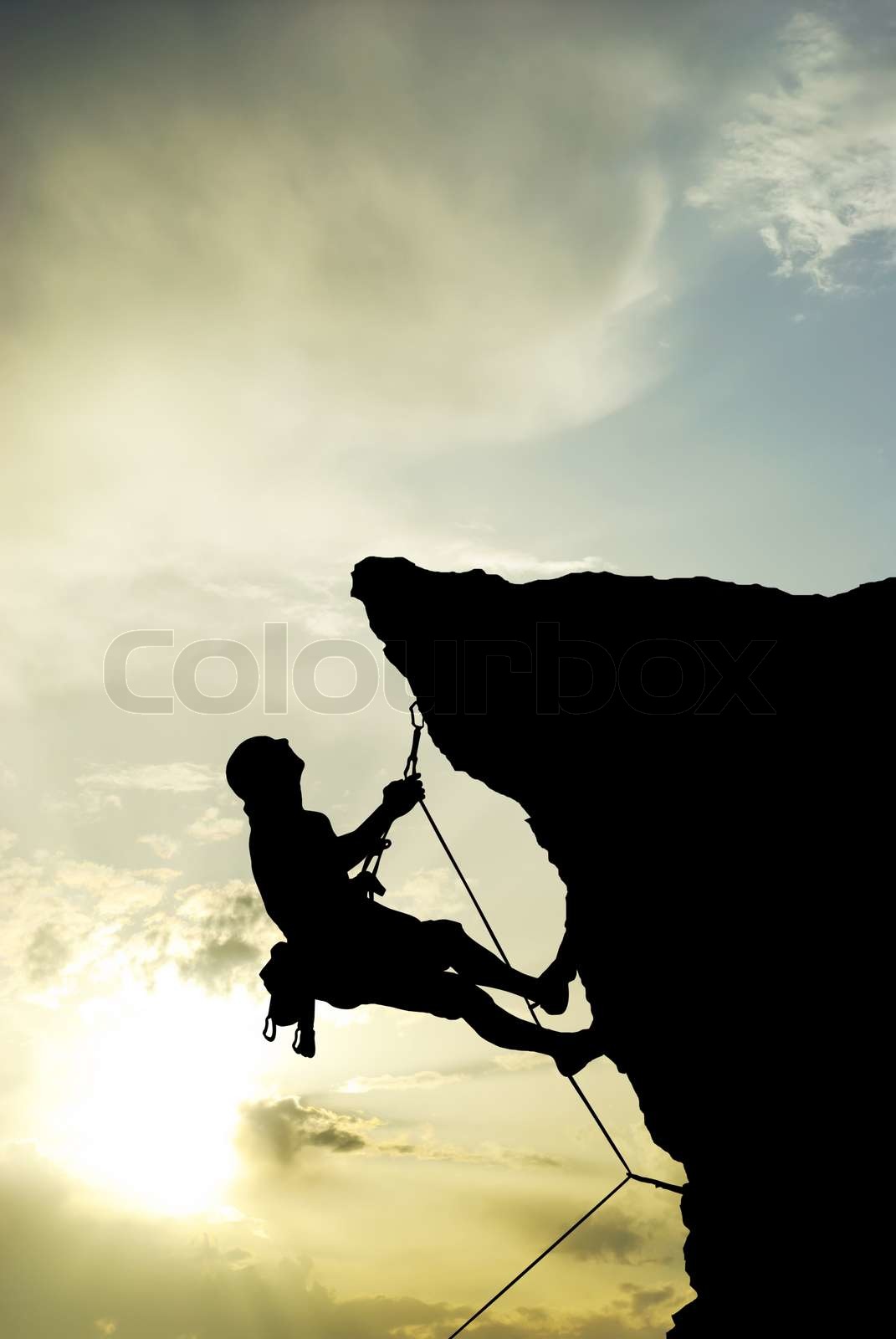 Mountain climber | Stock image | Colourbox