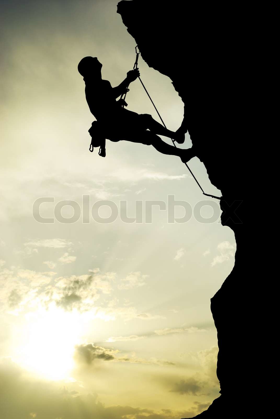 Mountain climber | Stock image | Colourbox
