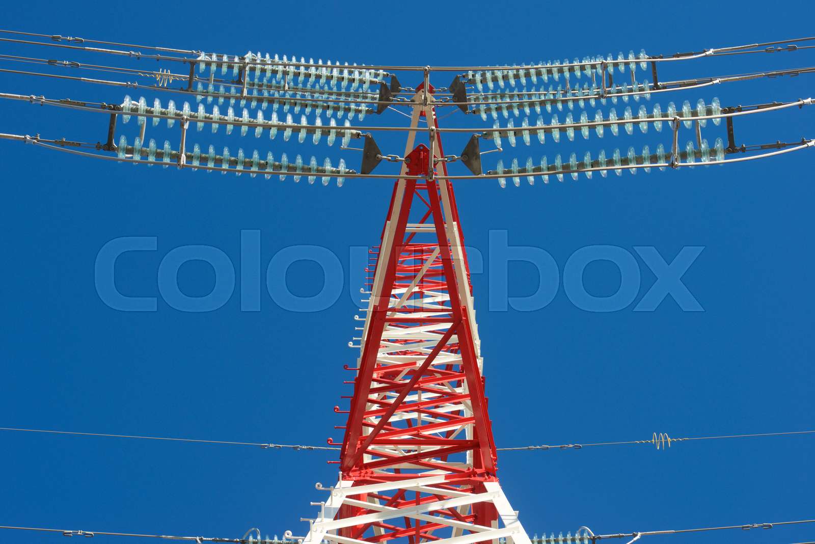 Pylon close up | Stock image | Colourbox