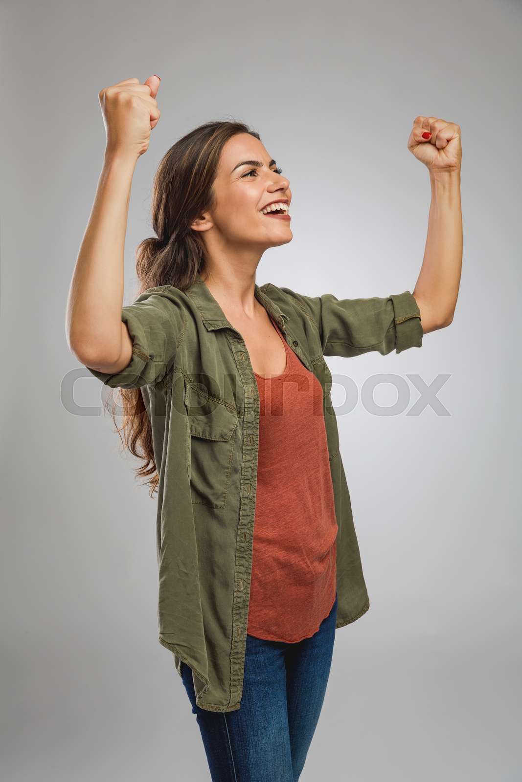 Happy woman | Stock image | Colourbox