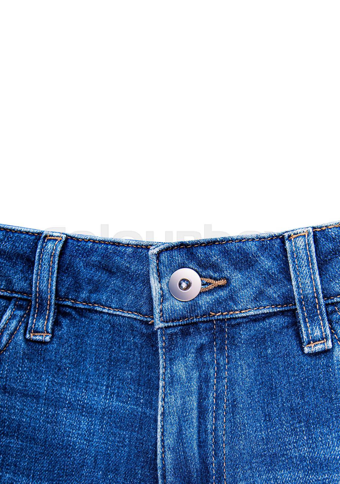 Blue jeans isolated | Stock image | Colourbox