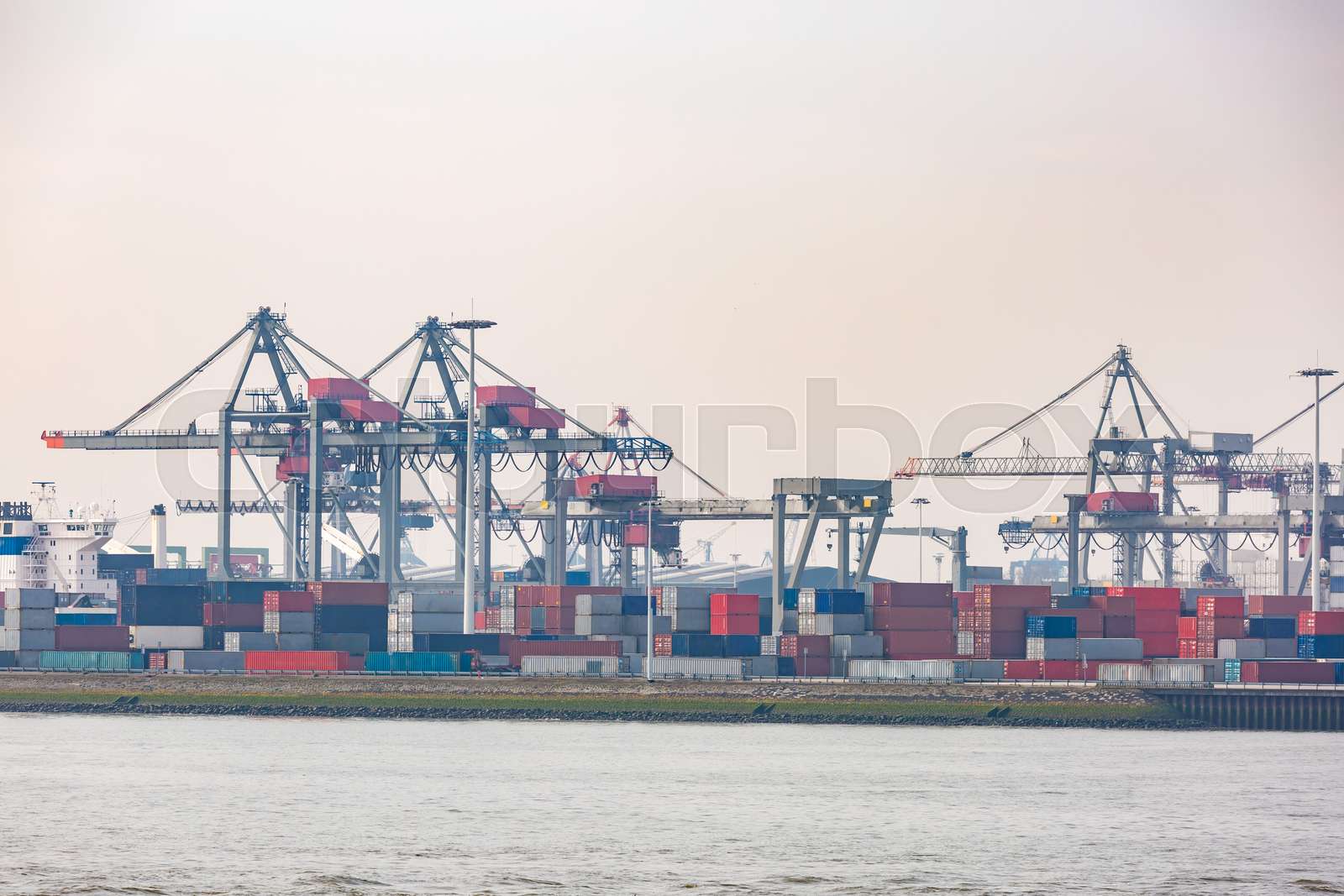 Big Cargo Containers Boat | Stock image | Colourbox