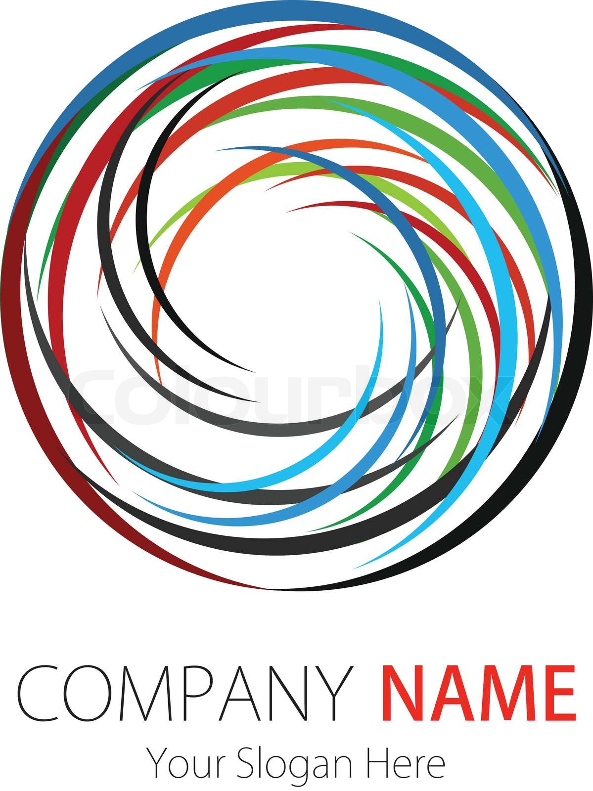 Company (Business) Logo Design, Vector, Circle | Stock vector | Colourbox