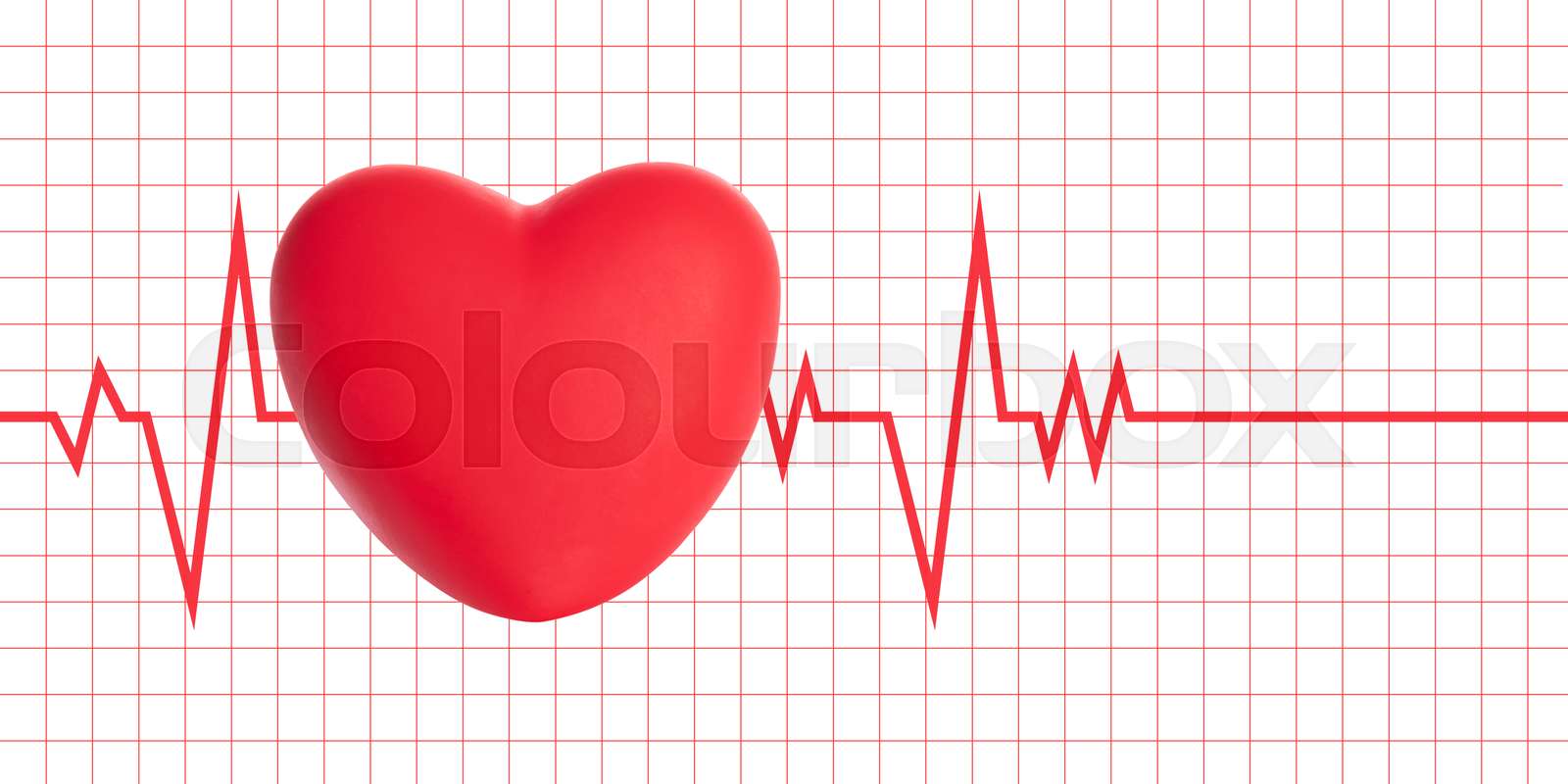 Heart pulse Cardiogram | Stock image | Colourbox