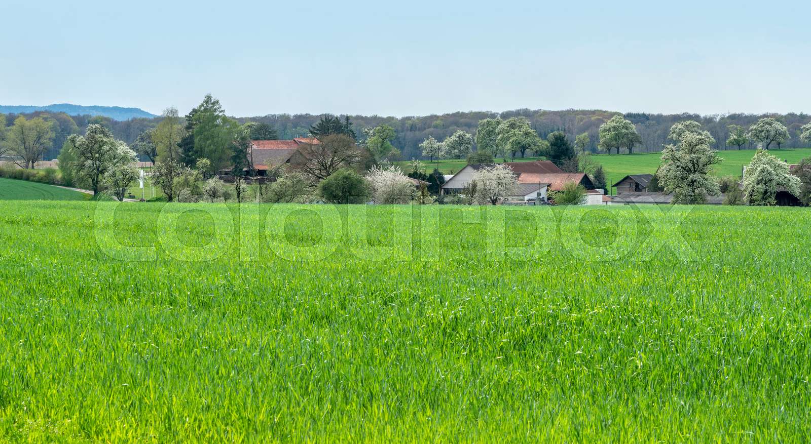 small rural village | Stock image | Colourbox