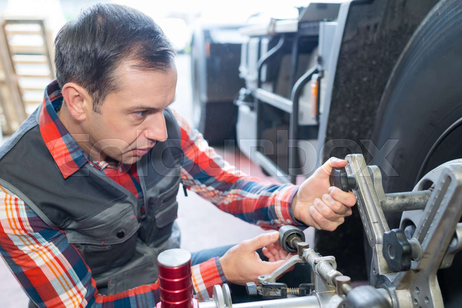 supervisor in industrial factory | Stock image | Colourbox