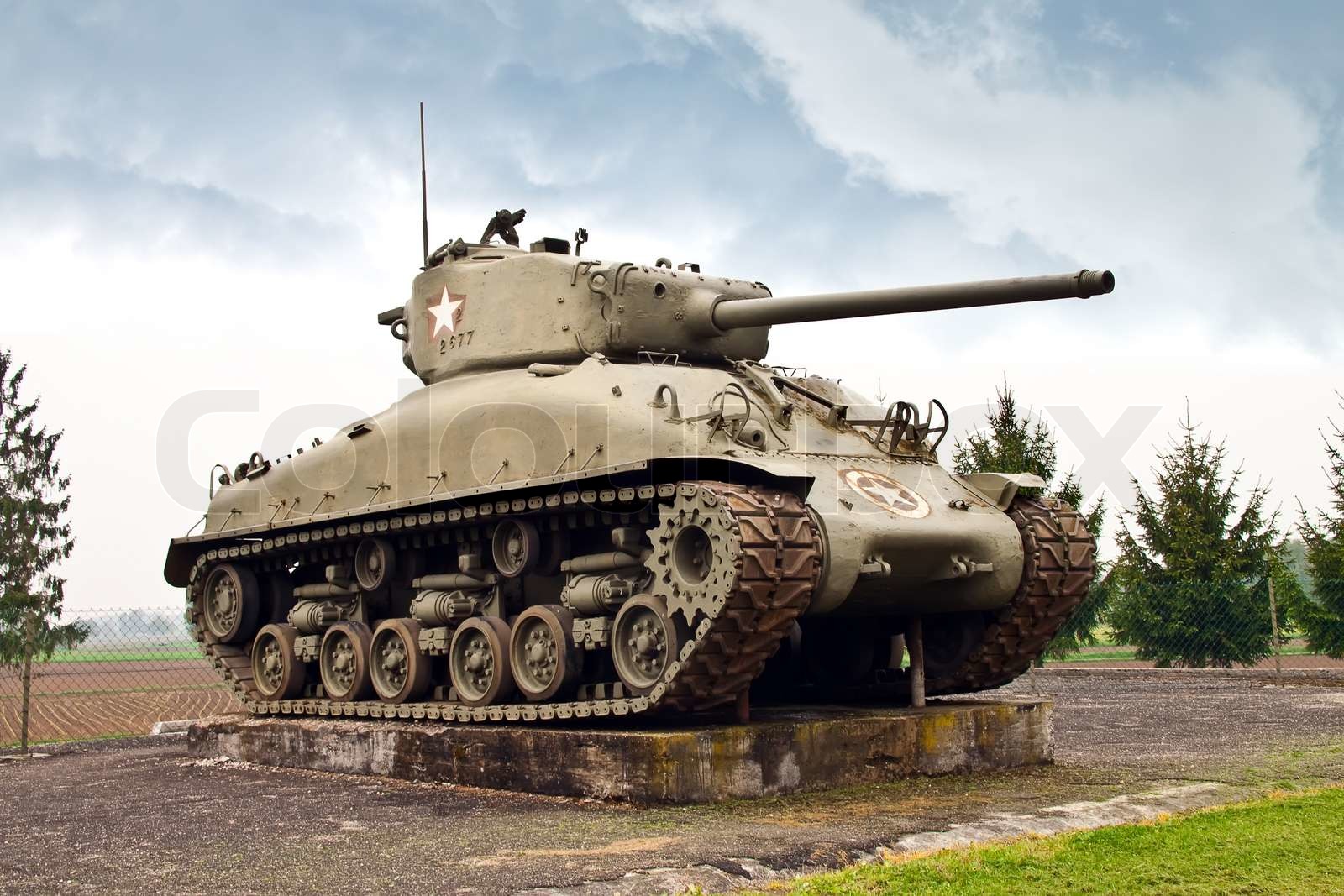 French tank on the Maginot Line | Stock image | Colourbox