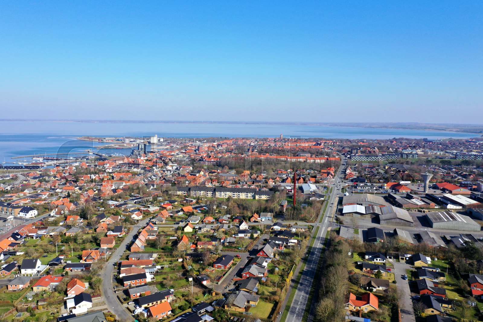 denmark, struer, limfjorden | Stock image | Colourbox