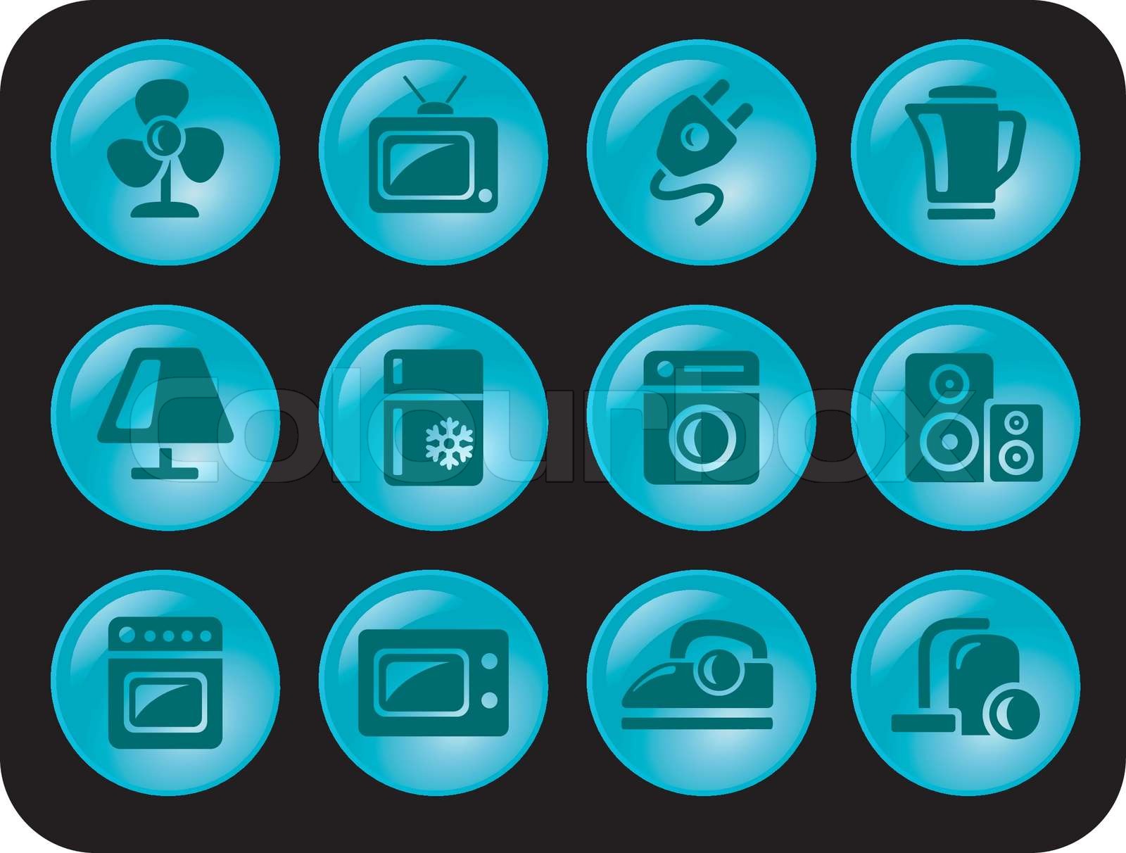 Home Electronics Button Set Stock Vector Colourbox home-electronics-button-set-stock-vector-colourbox