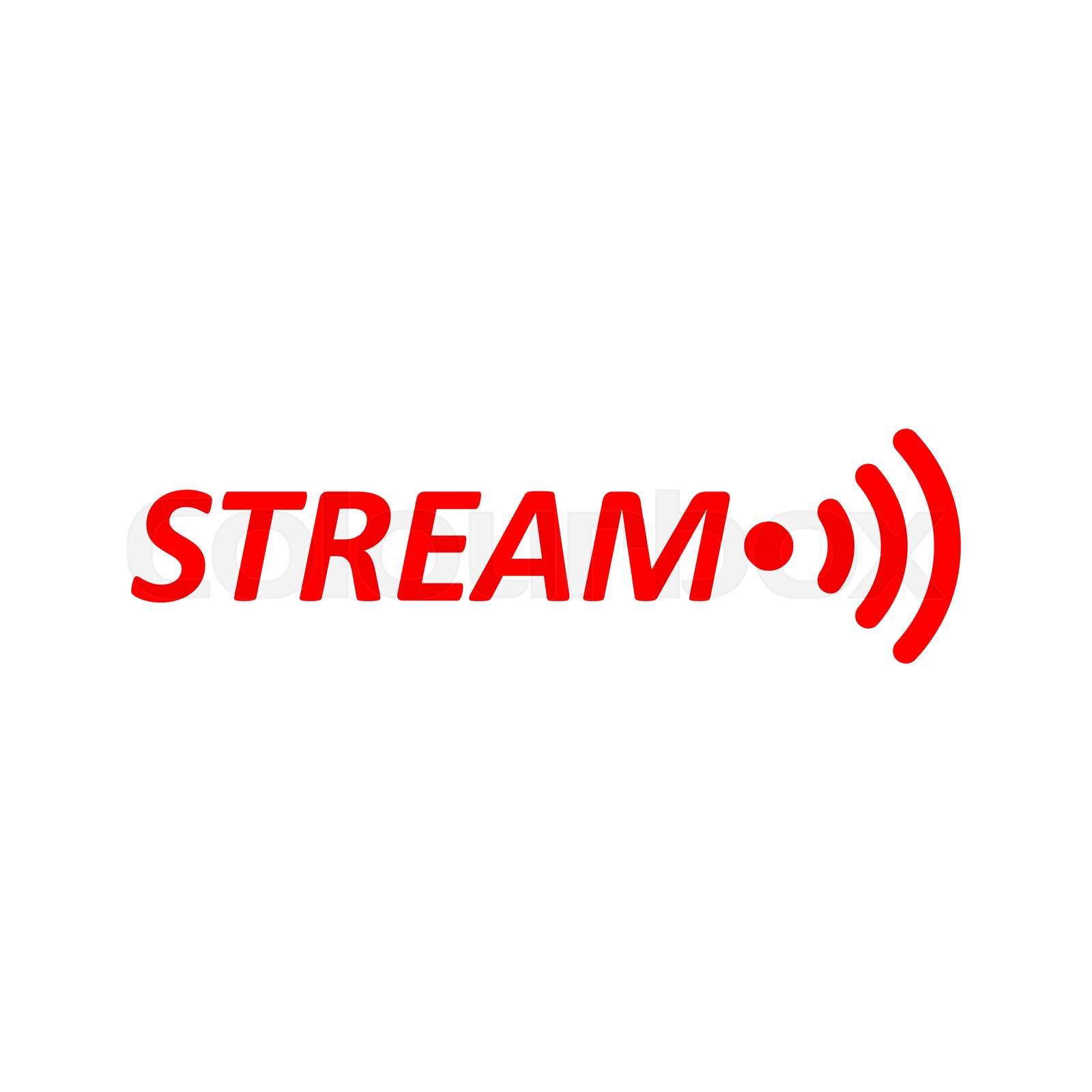 Live Stream sign. Red symbol, button of live streaming, broadcasting ...