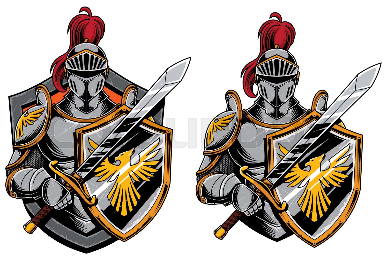 Knights Mascot Symbol | Stock vector | Colourbox