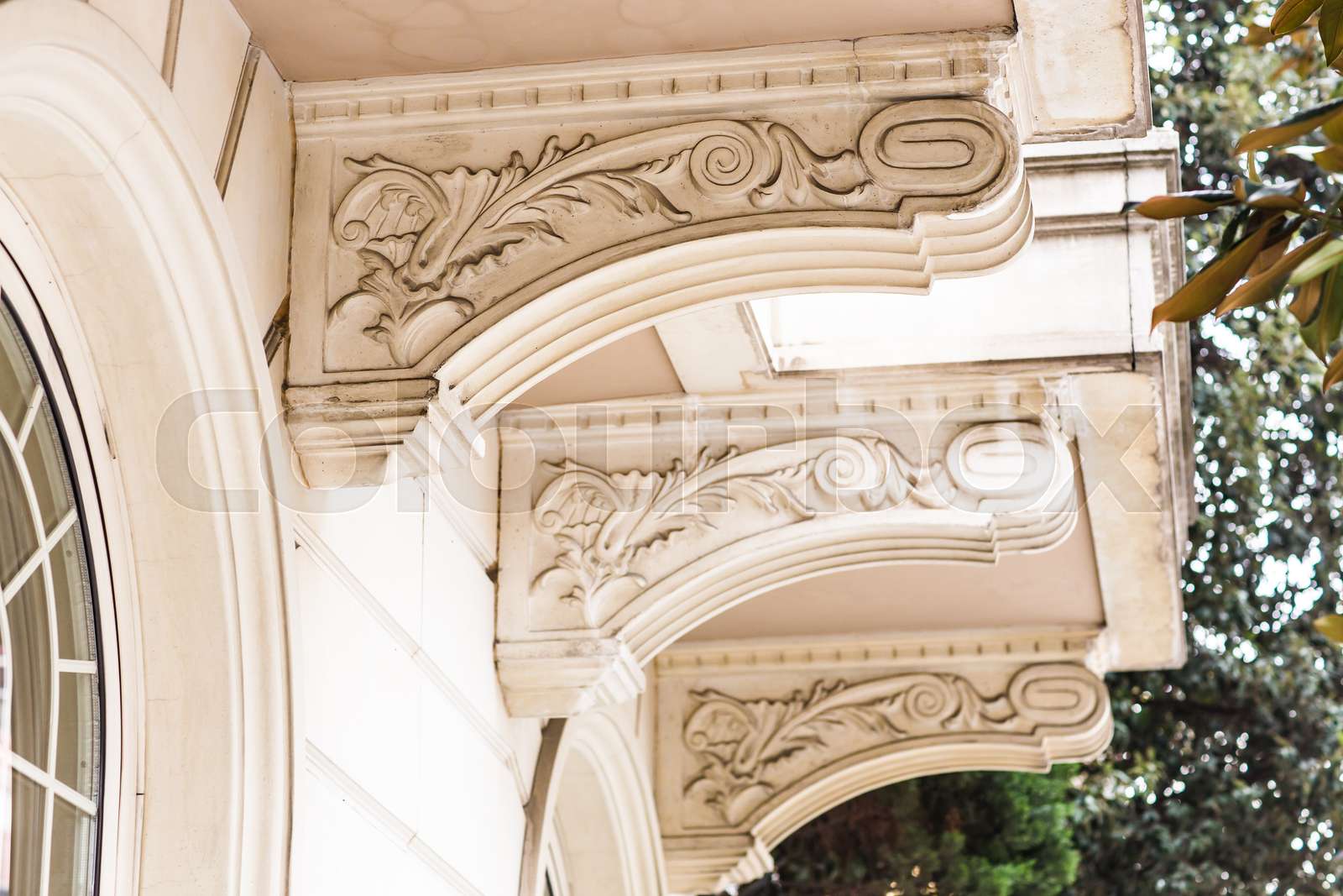 architectural element of baroque | Stock image | Colourbox