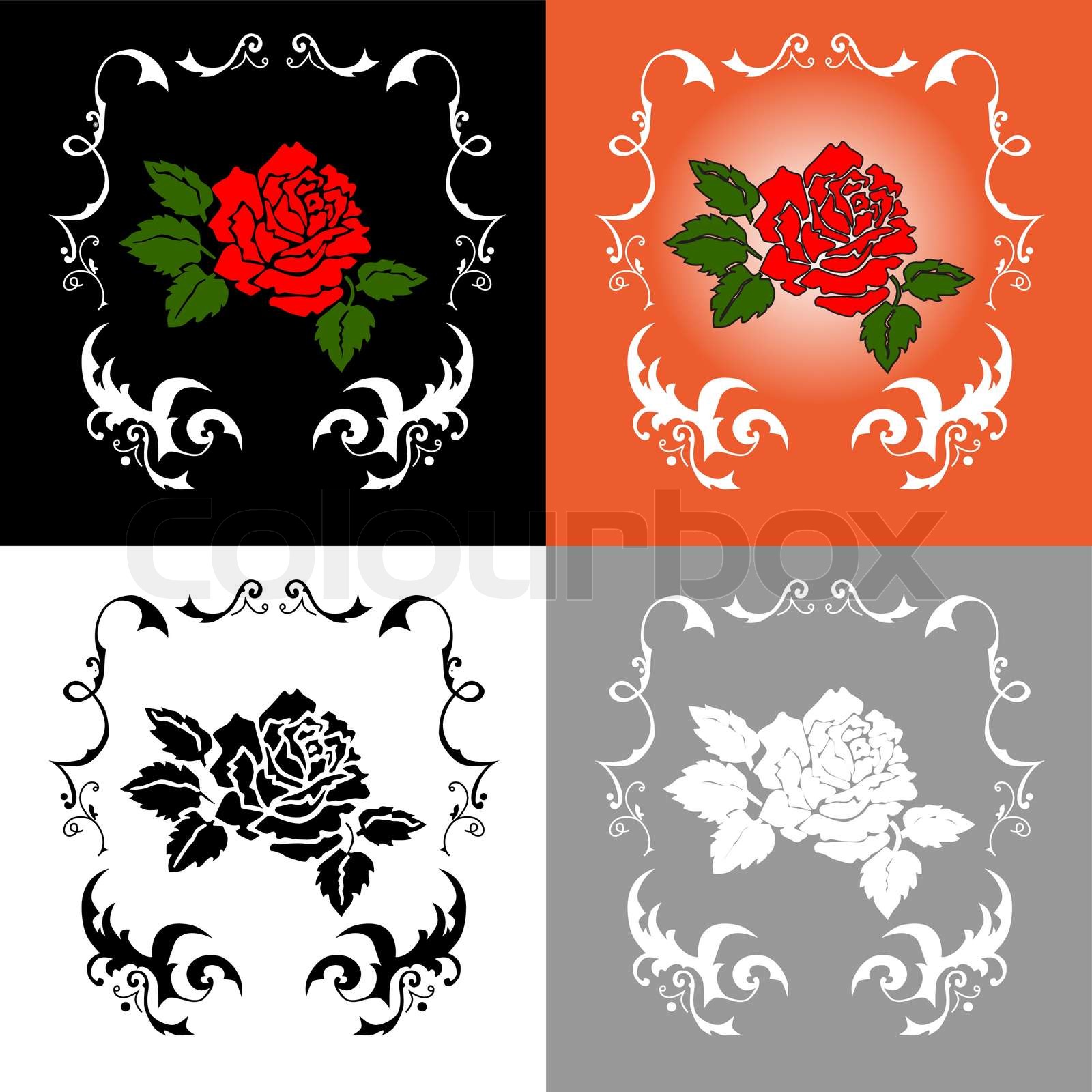 Rose | Stock vector | Colourbox