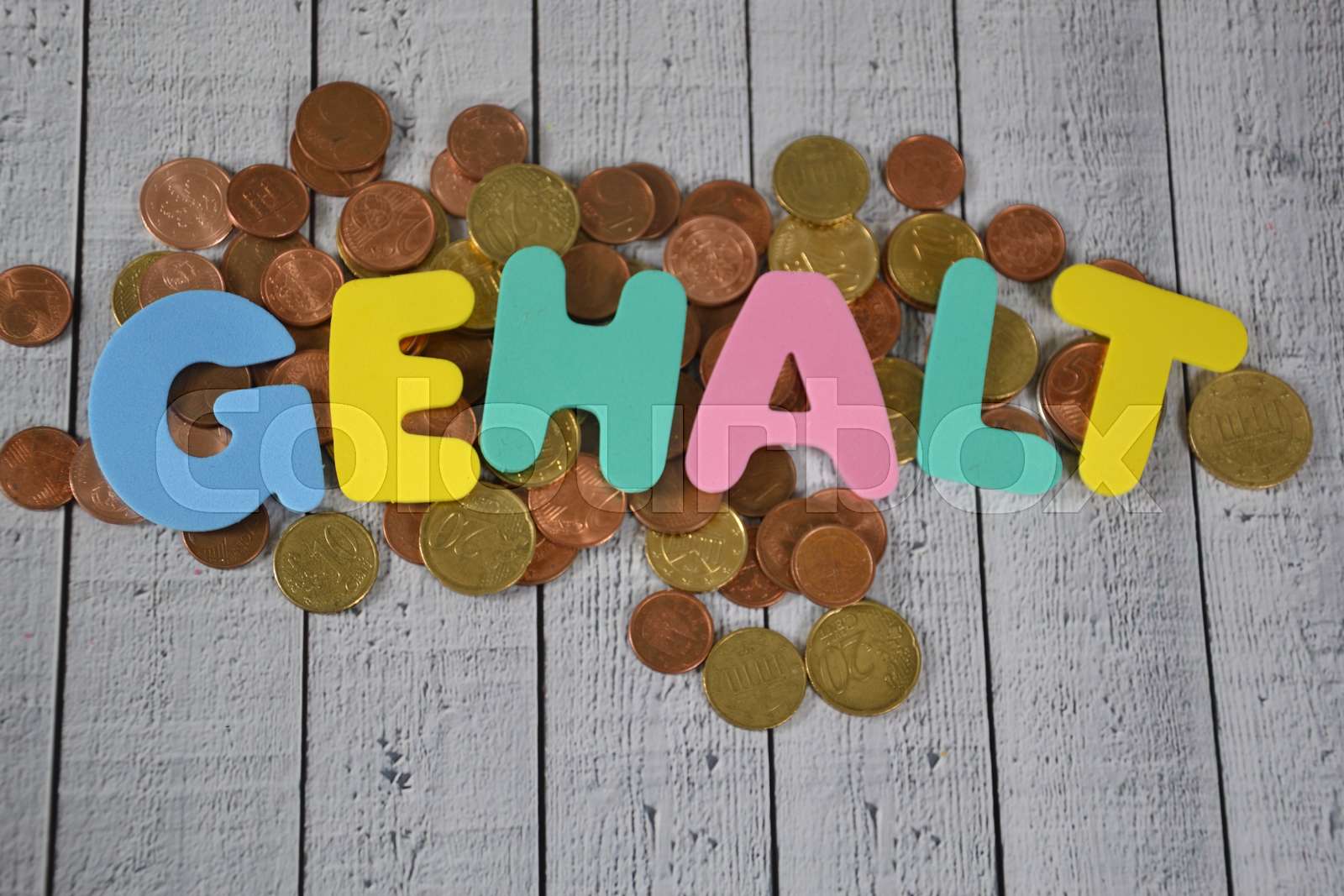 Gehalt | Stock Bild | Colourbox