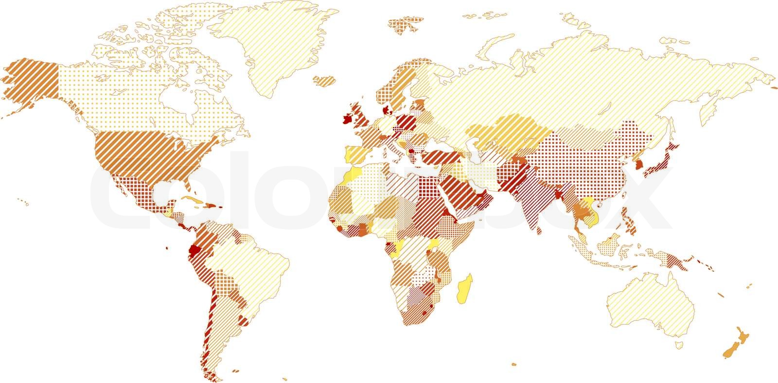 erde, landkarte, global | Stock-Vektor | Colourbox