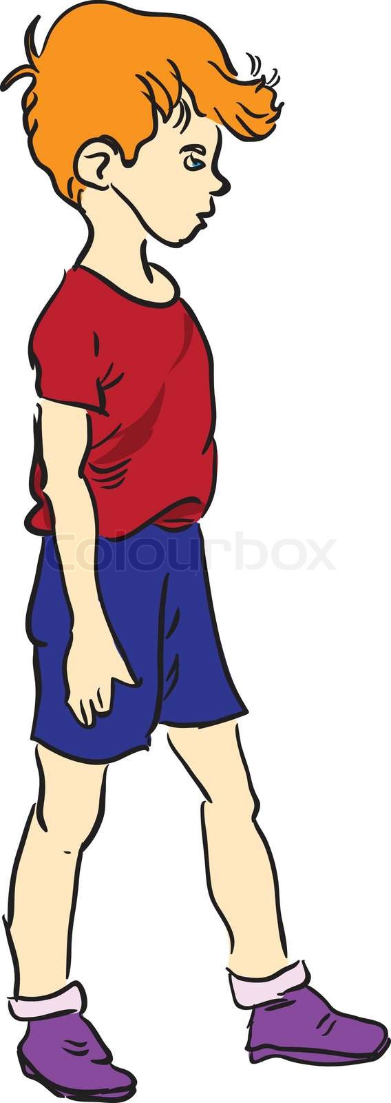 Boy Vector illustration | Stock vector | Colourbox