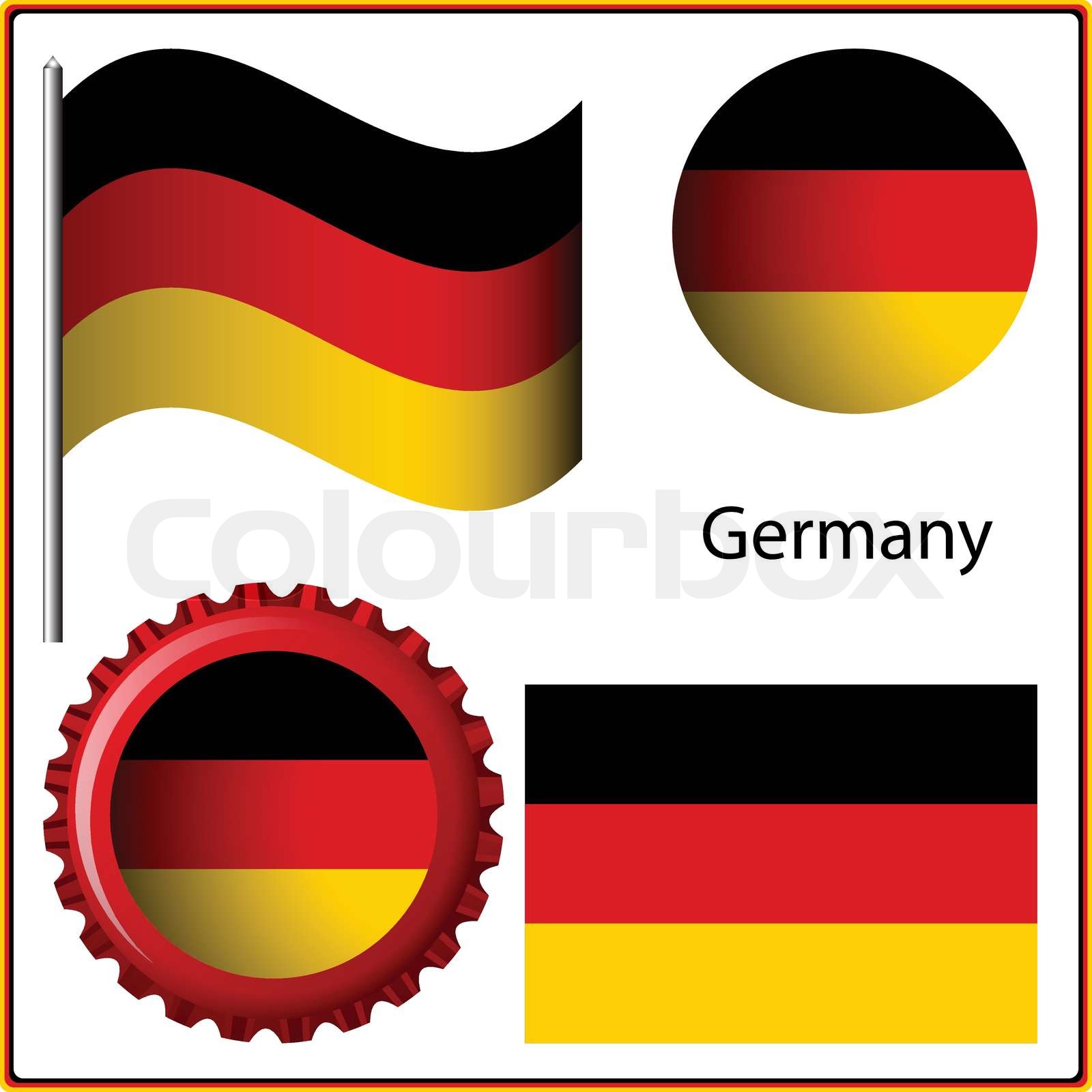 germany graphic set | Stock vector | Colourbox