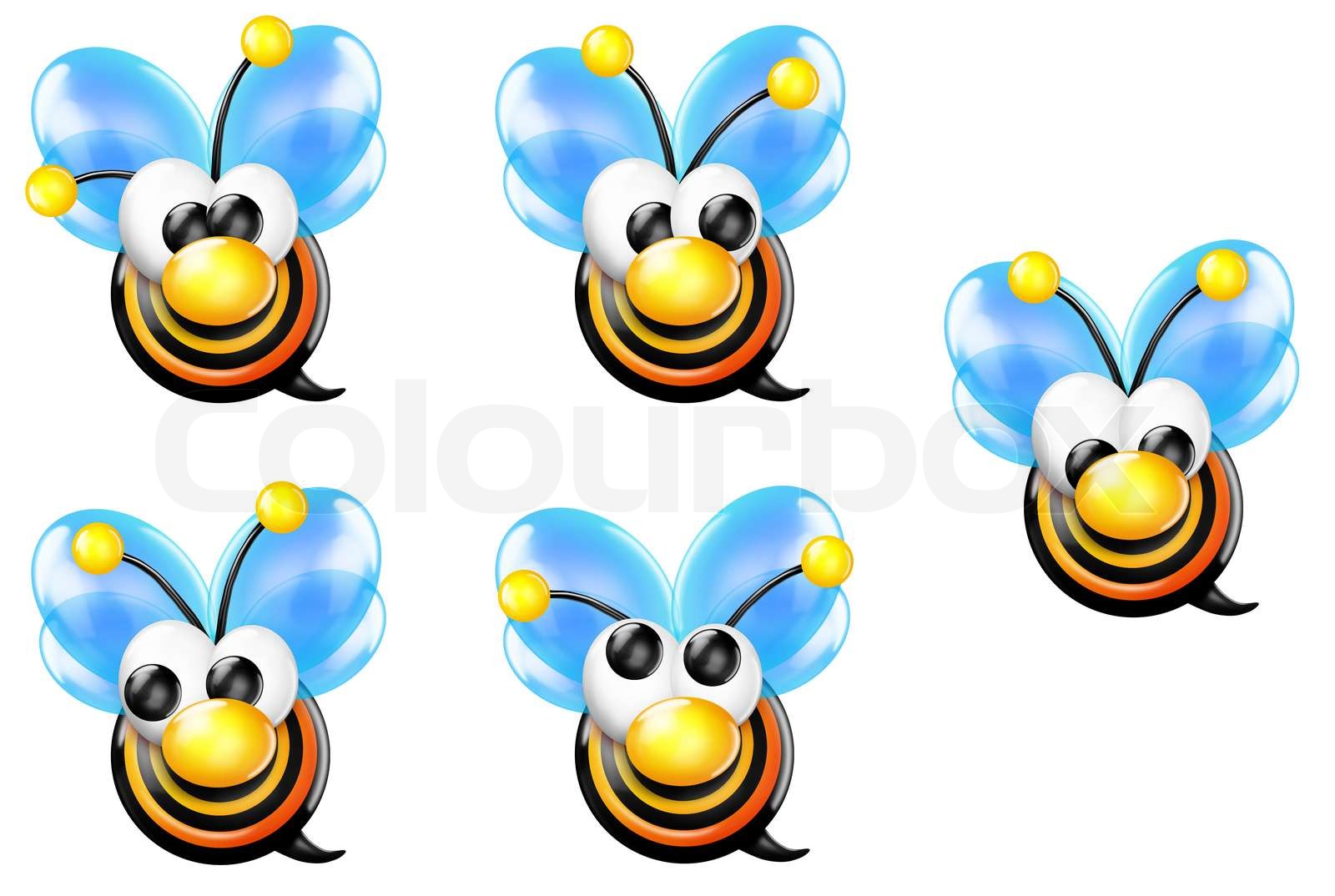 Cartoon Boy Bee with Nose | Stock image | Colourbox