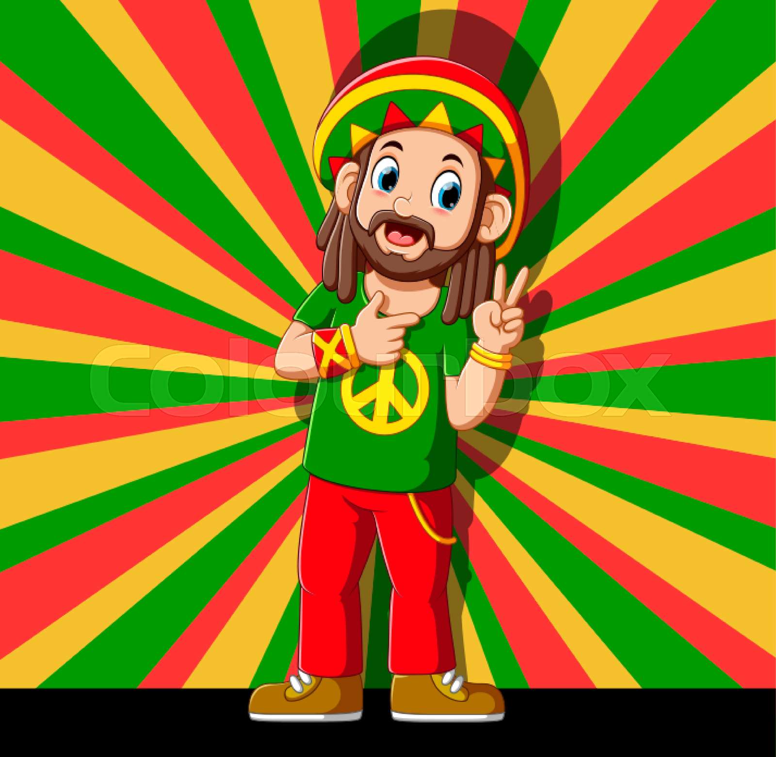 Rasta Man Clipart