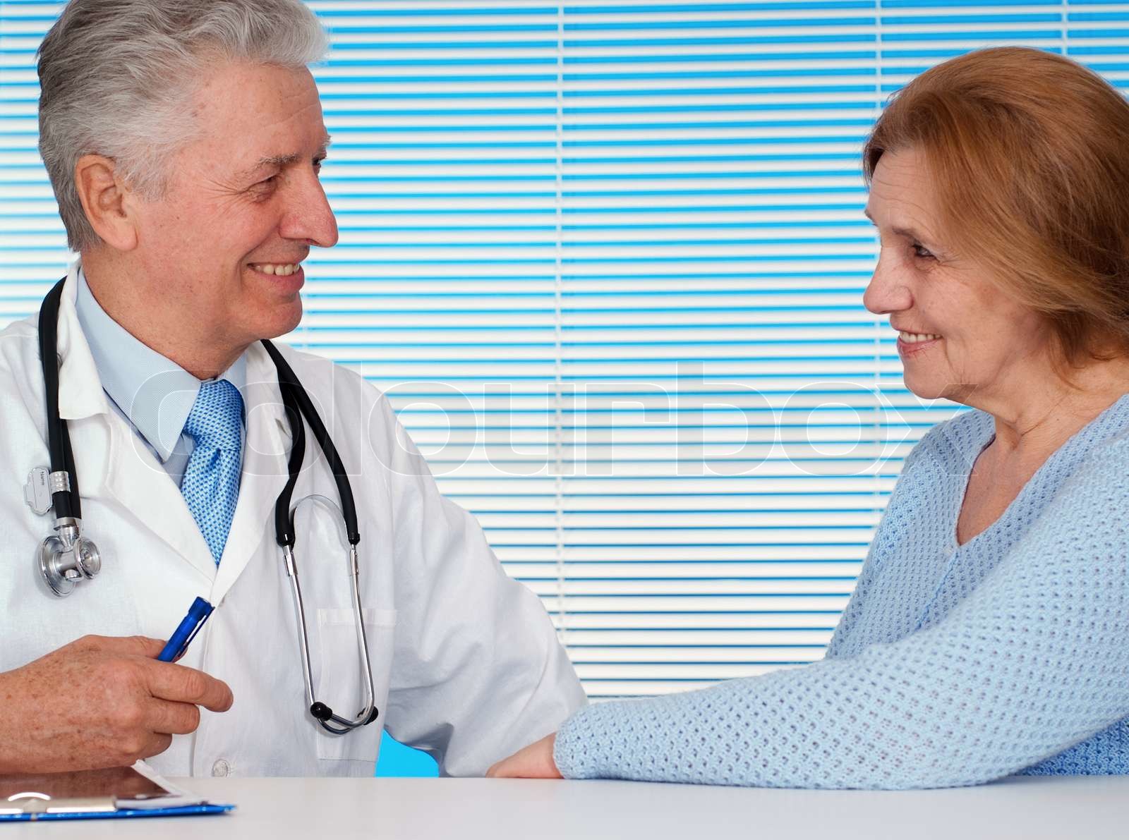 Patient and glorious doctor | Stock image | Colourbox