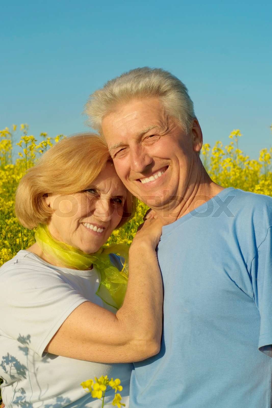 Two old people | Stock image | Colourbox