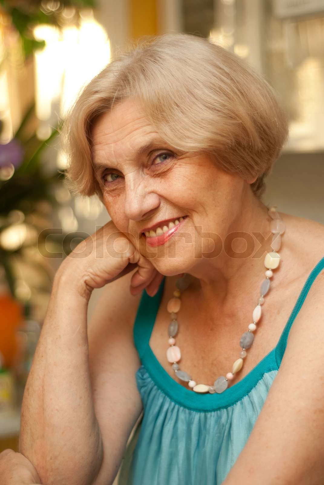 Fine old woman | Stock image | Colourbox