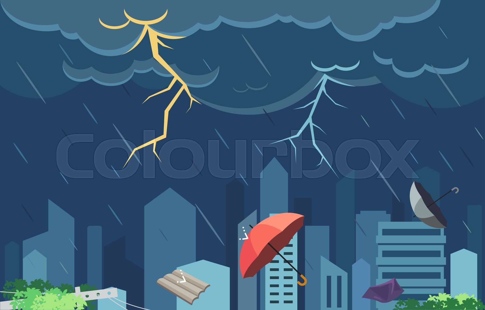 storm | Stock vector | Colourbox