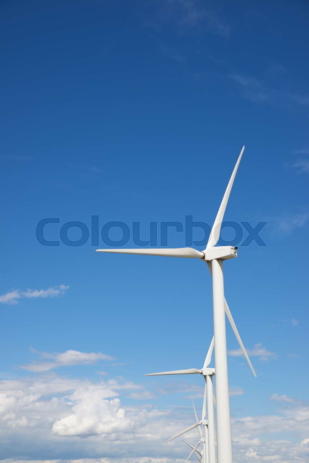 Wind energy concept | Stock image | Colourbox
