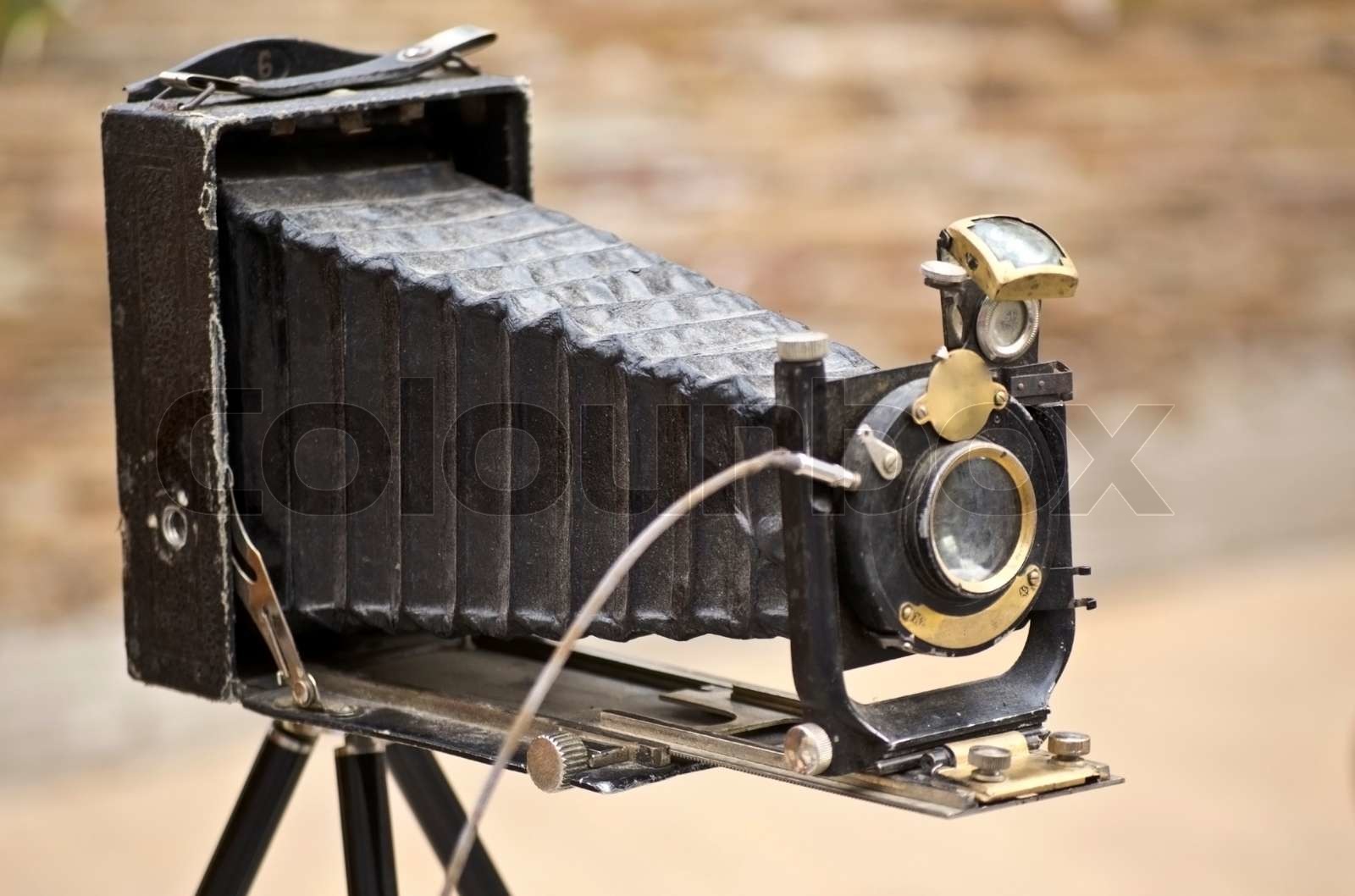 Antique Old photo Camera | Stock image | Colourbox