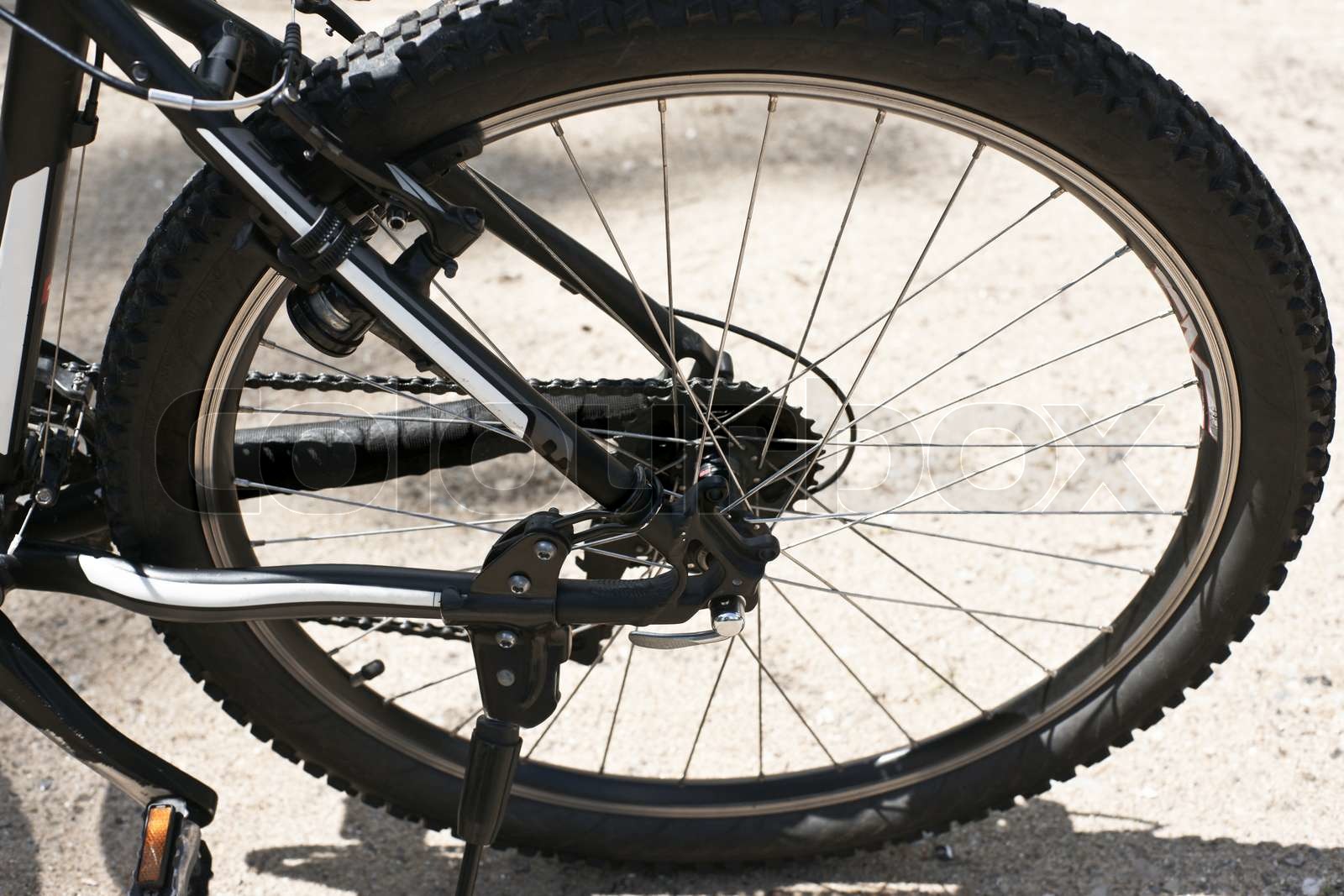 Cykelhjul på en cykel | Stock foto | Colourbox