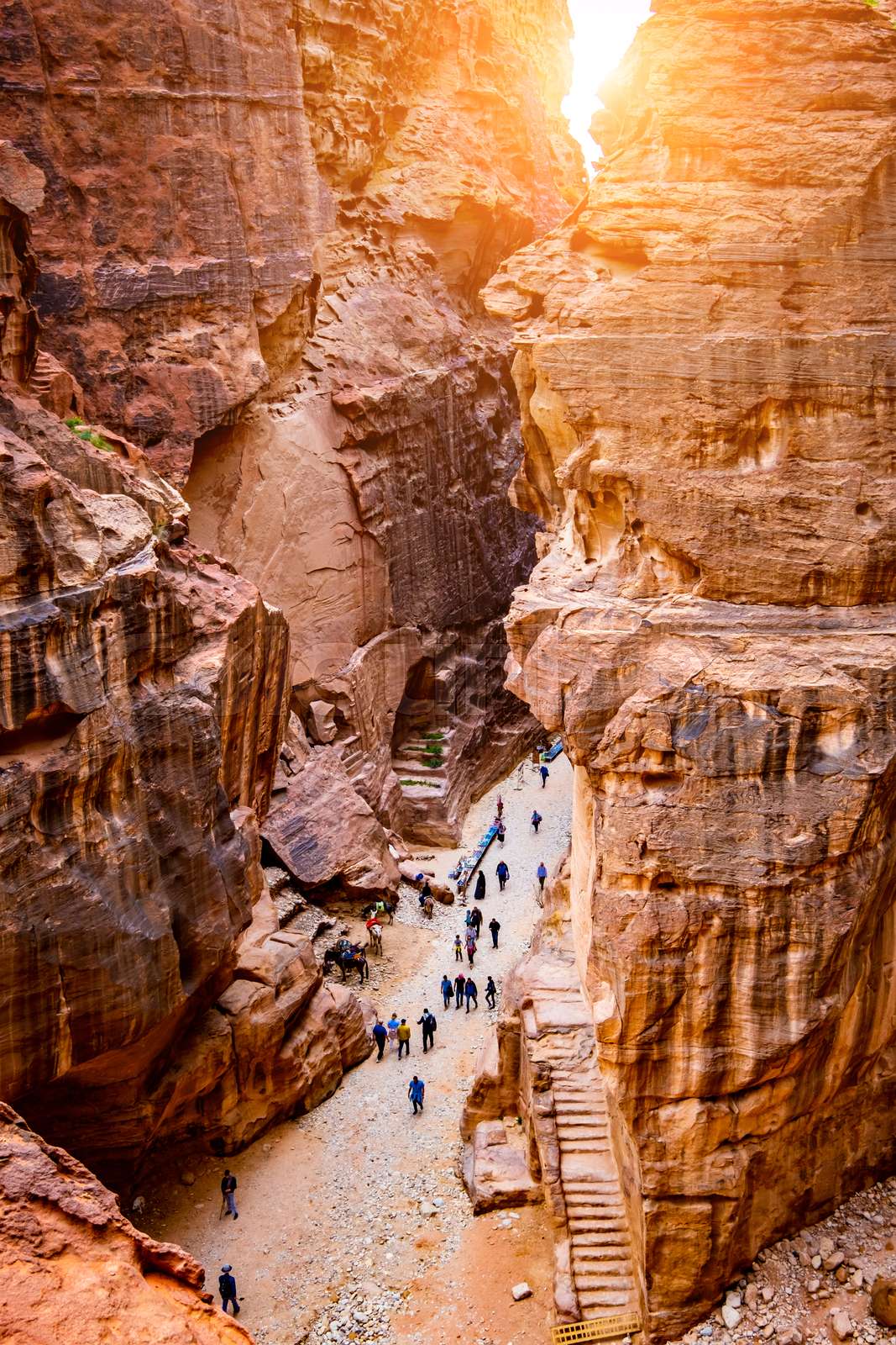Rocky path in Petra, Jordan | Stock image | Colourbox