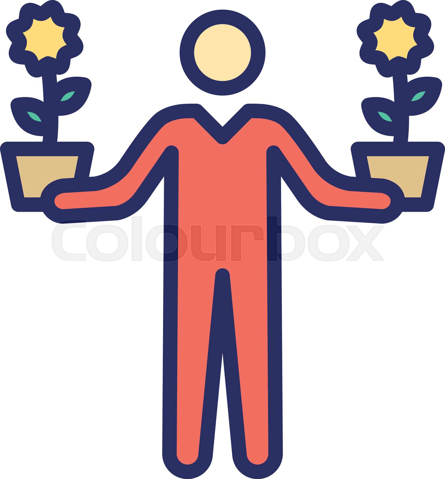 Gardener, greenkeeper, grower, man, nurseryman, plant, Gardener icon ...