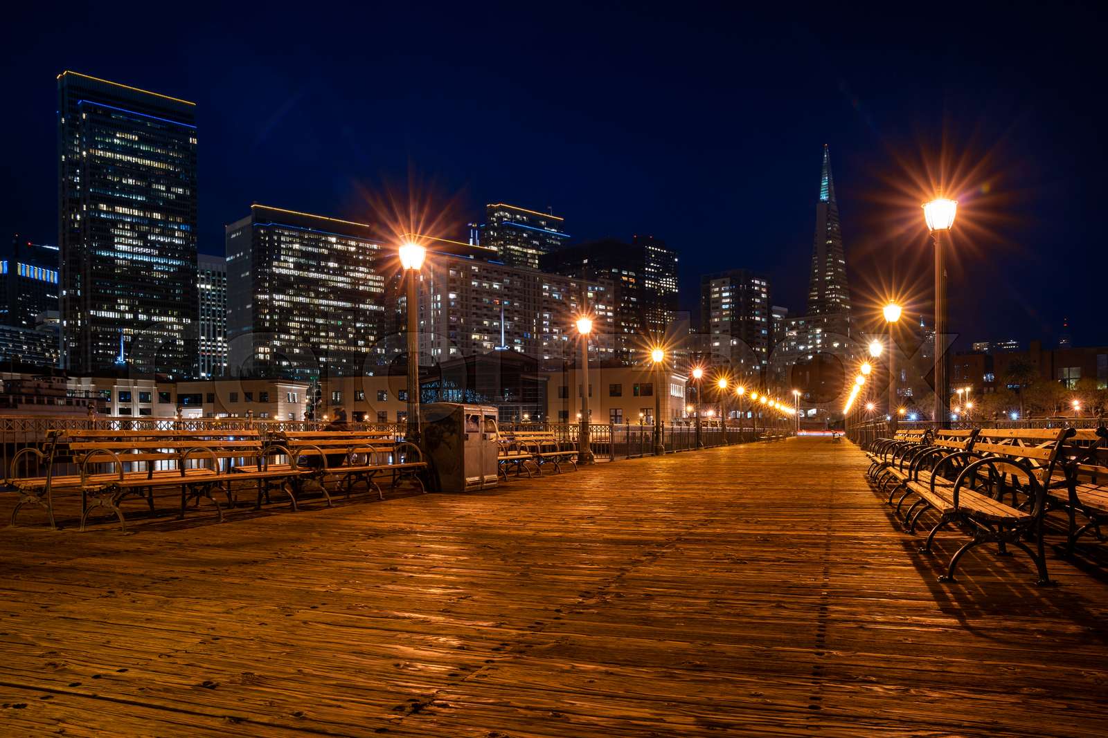 San Francisco at night | Stock image | Colourbox
