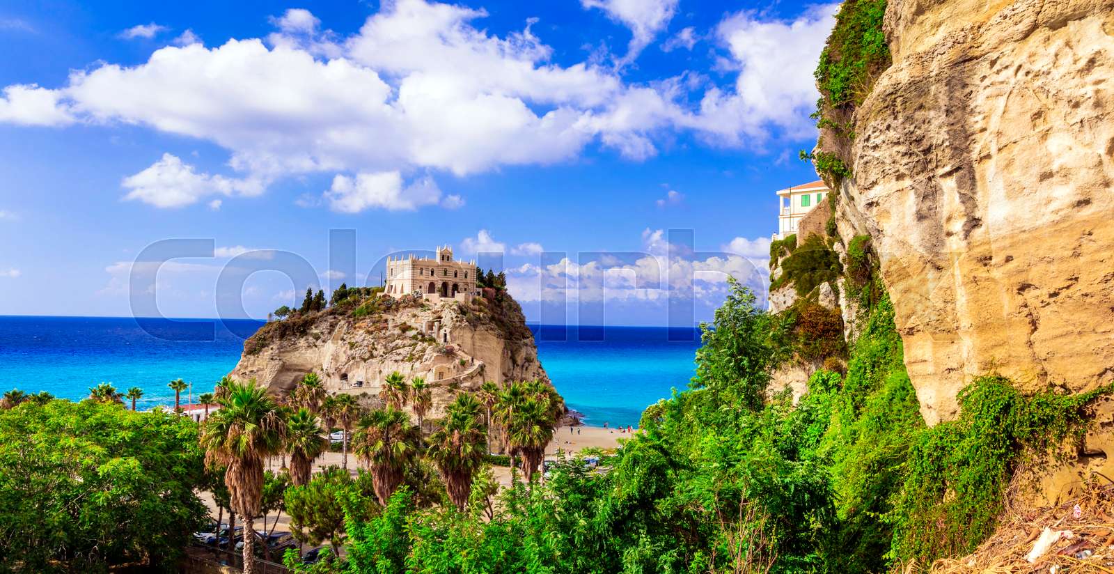Landmarks of Calabria - iconic church in Tropea - Santa Maria del'isola ...