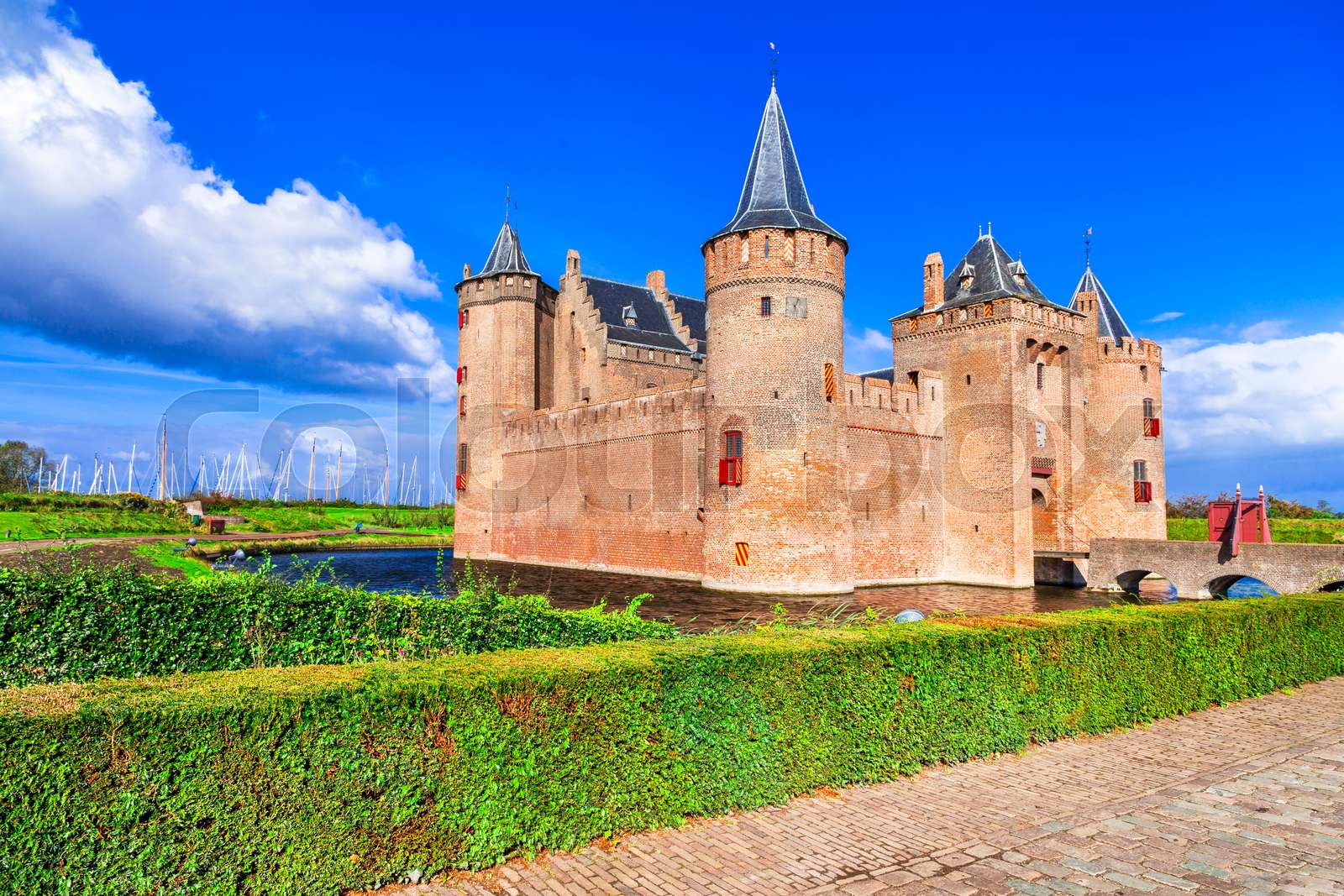 Muiden castle - medieval castle of Holland | Stock image | Colourbox
