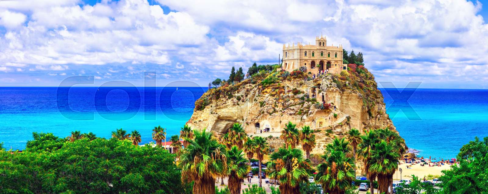 Landmarks of Calabria - iconic church in Tropea - Santa Maria dell ...