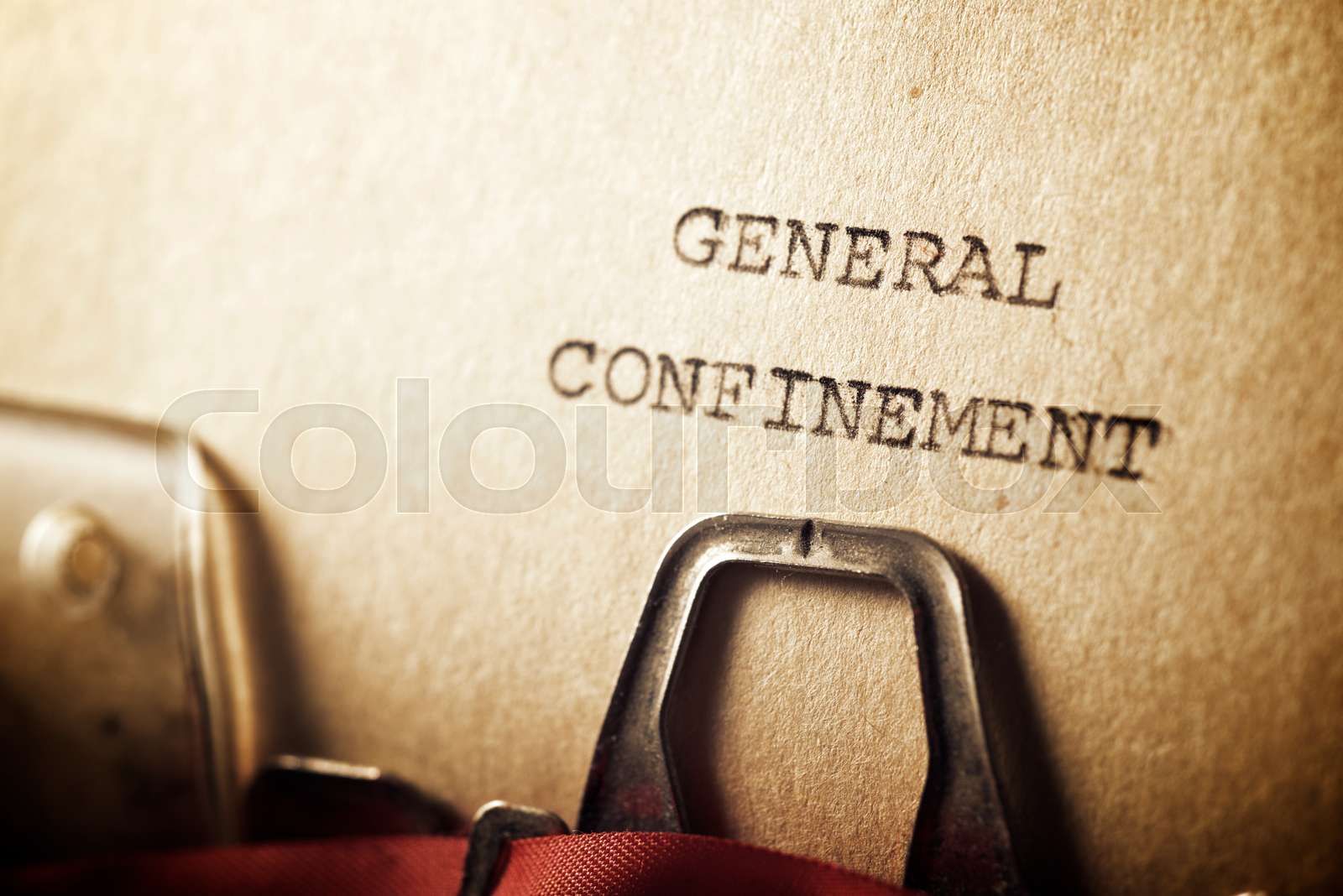 General Confinement Concept Stock Image Colourbox