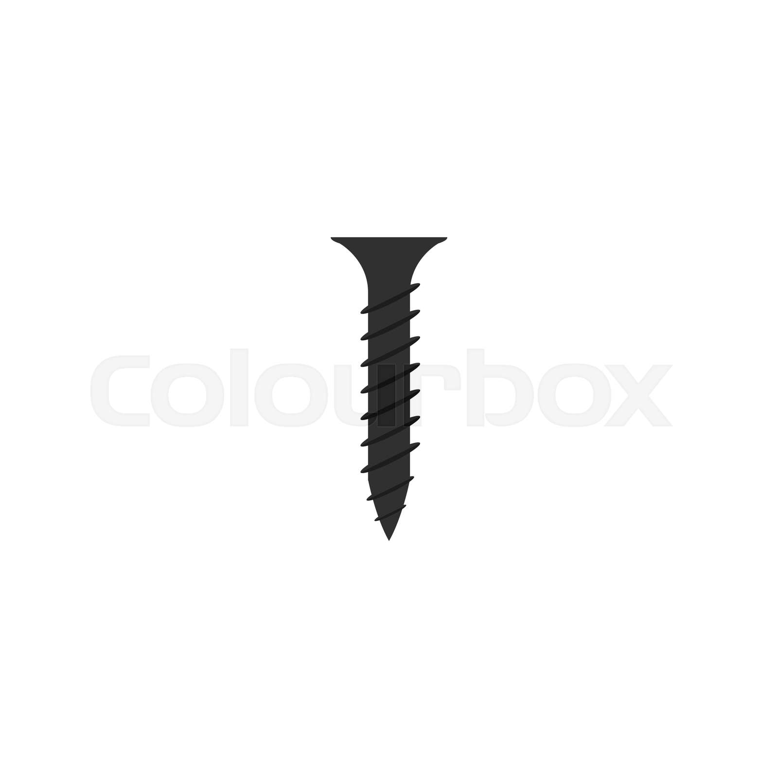 Bolt screw graphic design template vector isolated | Stock vector ...