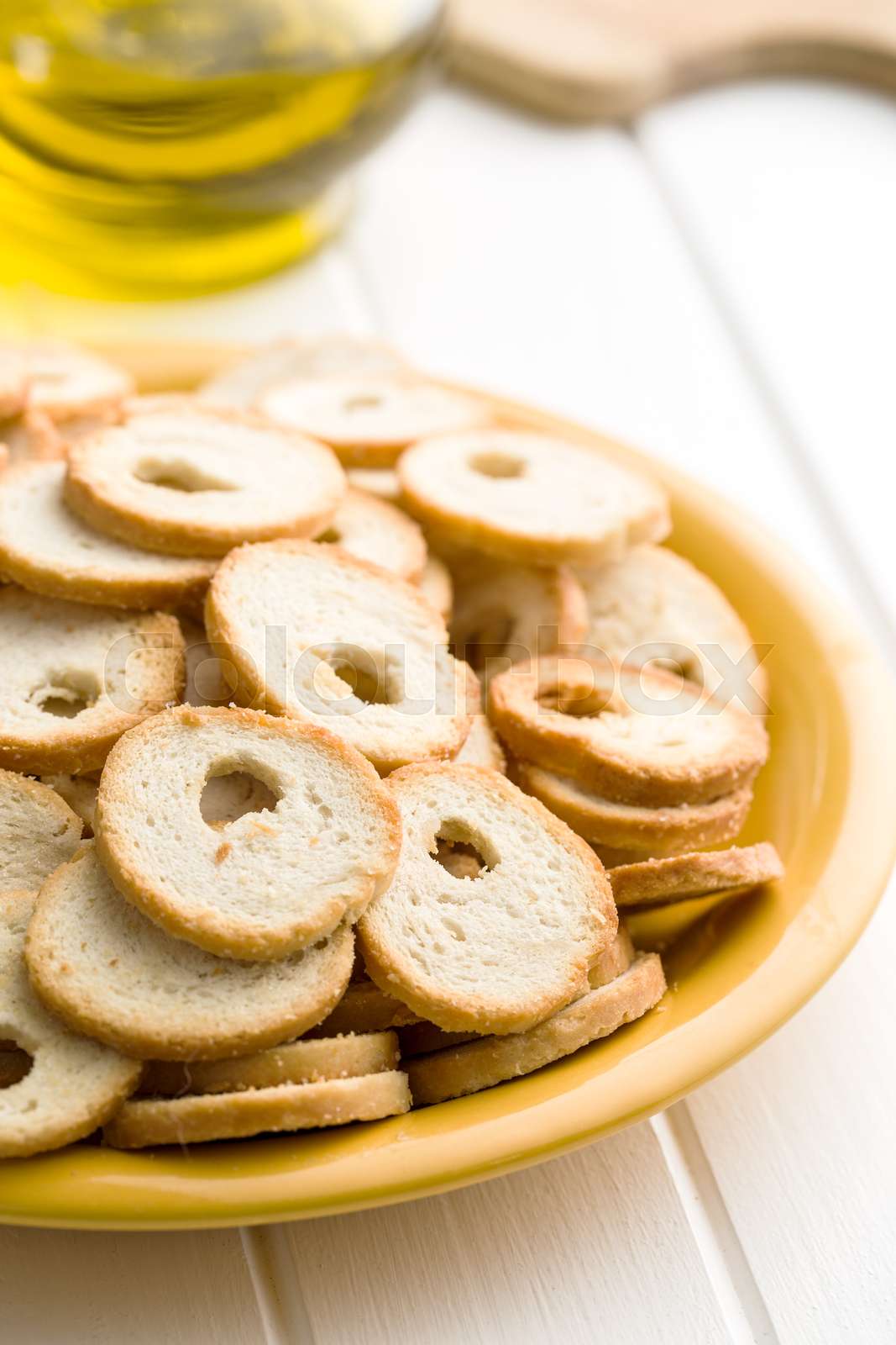 mini bread chips | Stock image | Colourbox