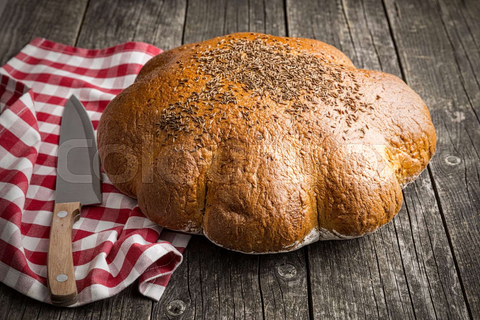 Large loaf of bread. | Stock image | Colourbox