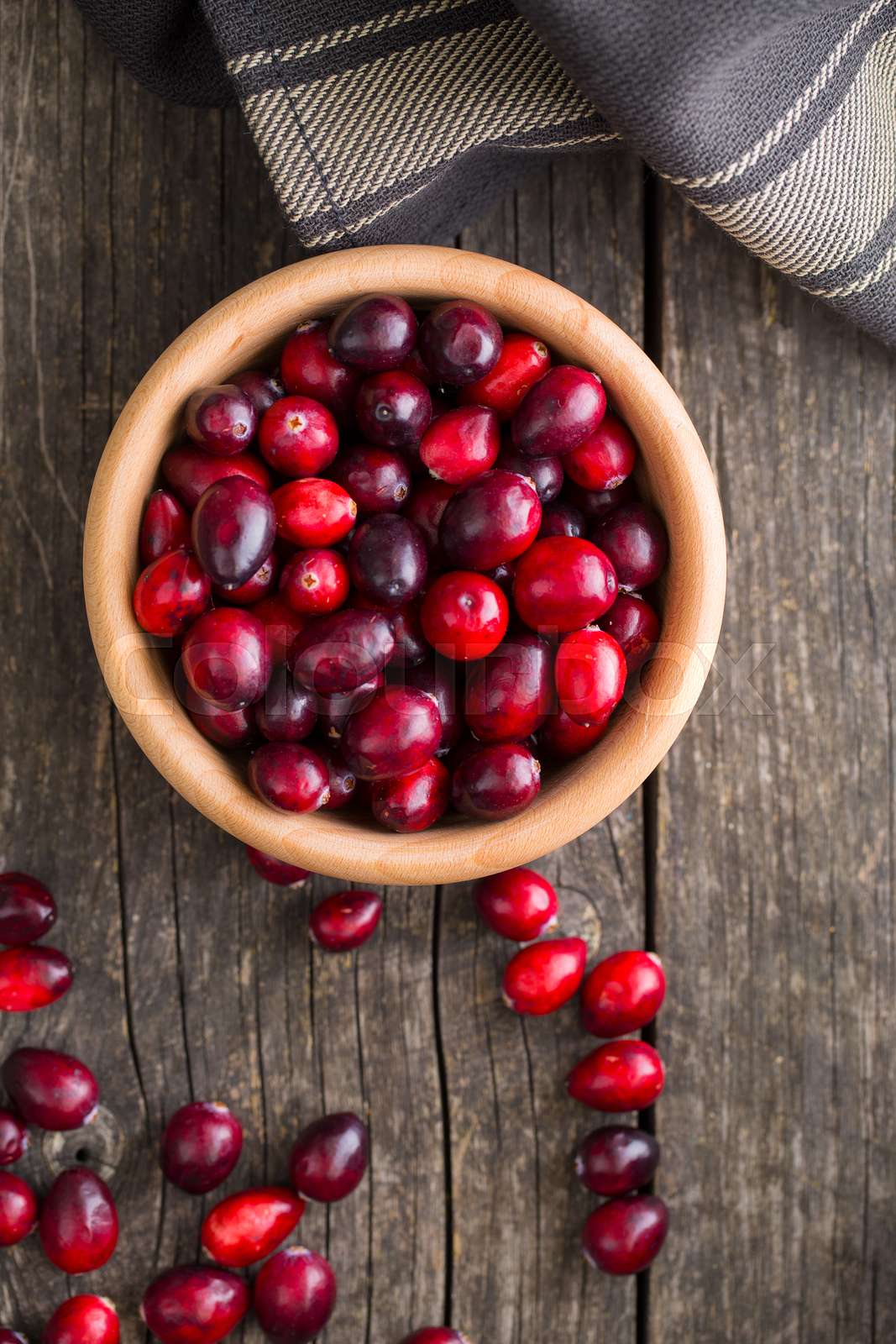The tasty american cranberries. | Stock image | Colourbox