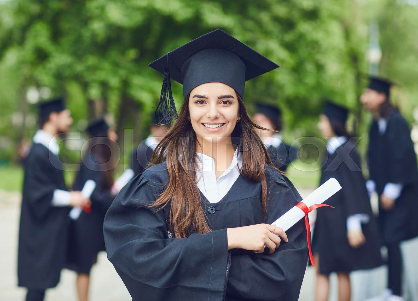 abschluss, hut, lernen | Stock Bild | Colourbox