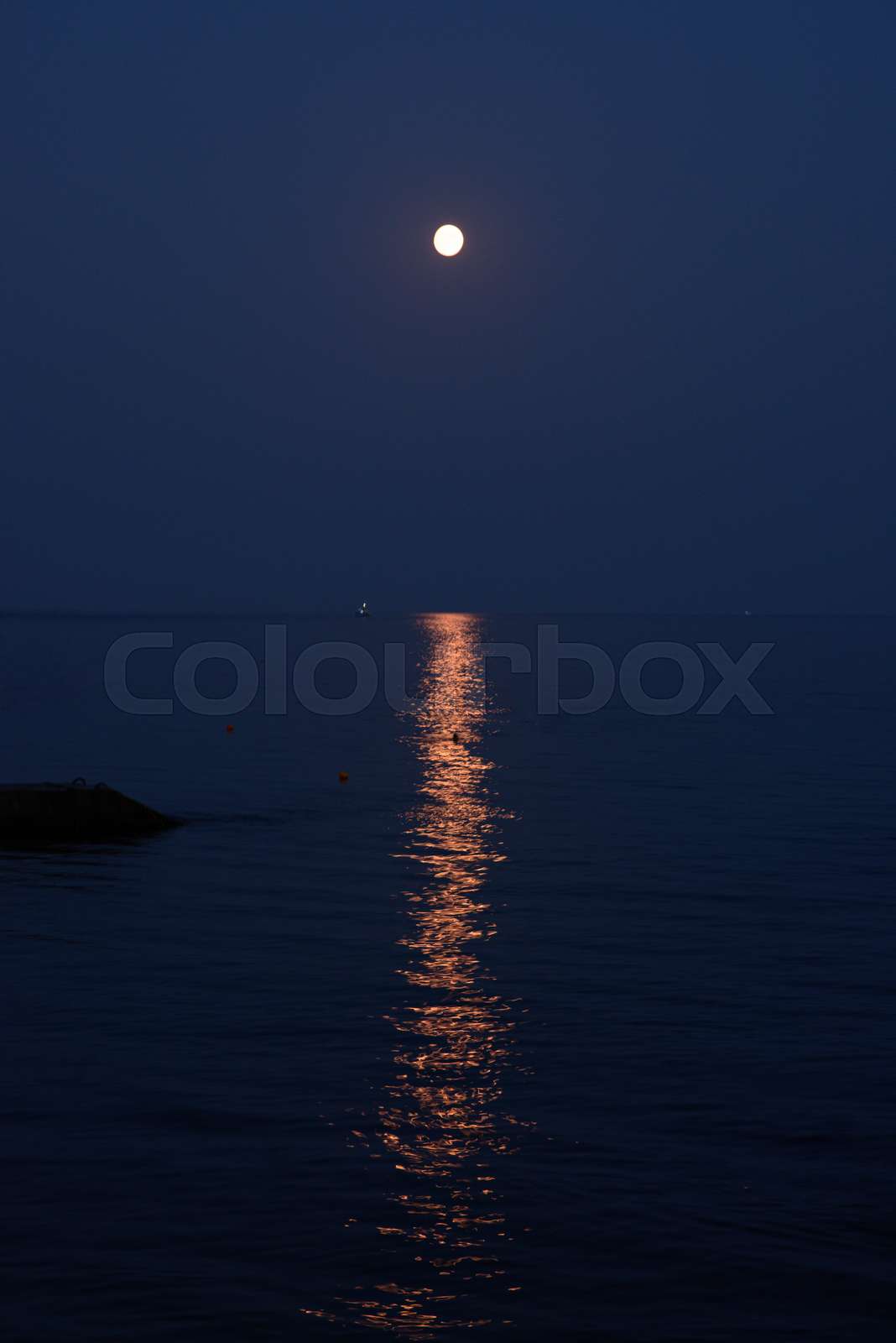 moon path | Stock image | Colourbox