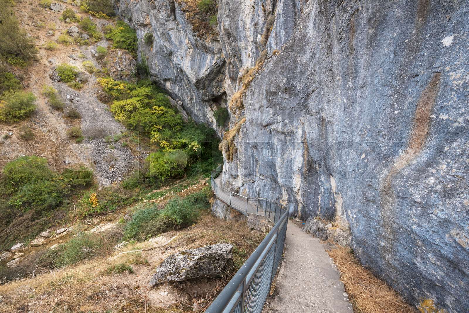 Gorge “La Yecla” in Burgos, Spain. | Stock image | Colourbox